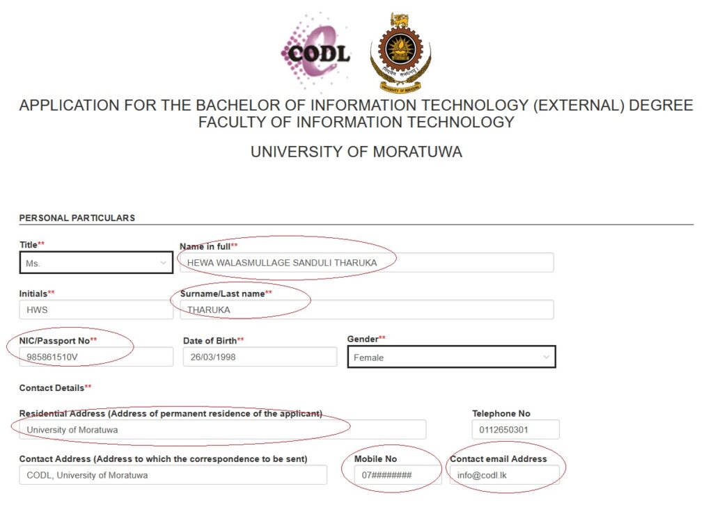BIT@UOM - Centre for Open & Distance Learning (CODL)