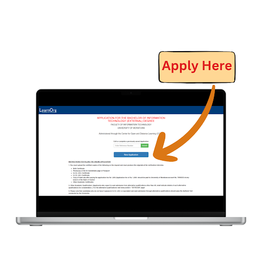 A Step-by-step guide to apply for BIT - UoM - Centre for Open ...